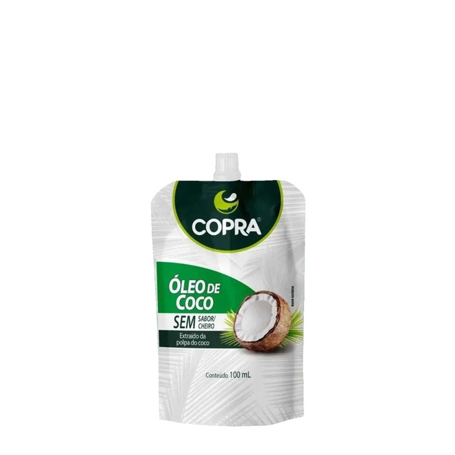 Óleo de Coco Copra Pouch S/Sabor 100ml - | Rio Bel